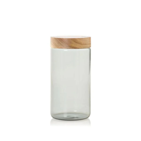AdHoc Pure Jar Storage Wood Lid 1.2L | Divertimenti Cookshop