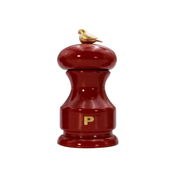 Bisetti Bird Pepper Mill - Red | Divertimenti Cookshop