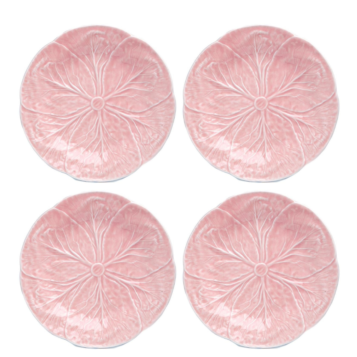 Set of 4 Bordallo Cabbage Pink Dinner Plates – Divertimenti Cookshop