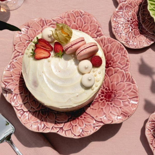 Bordallo Pinheiro Maria Flor 28cm Cake Stand - Dahlia | Divertimenti ...