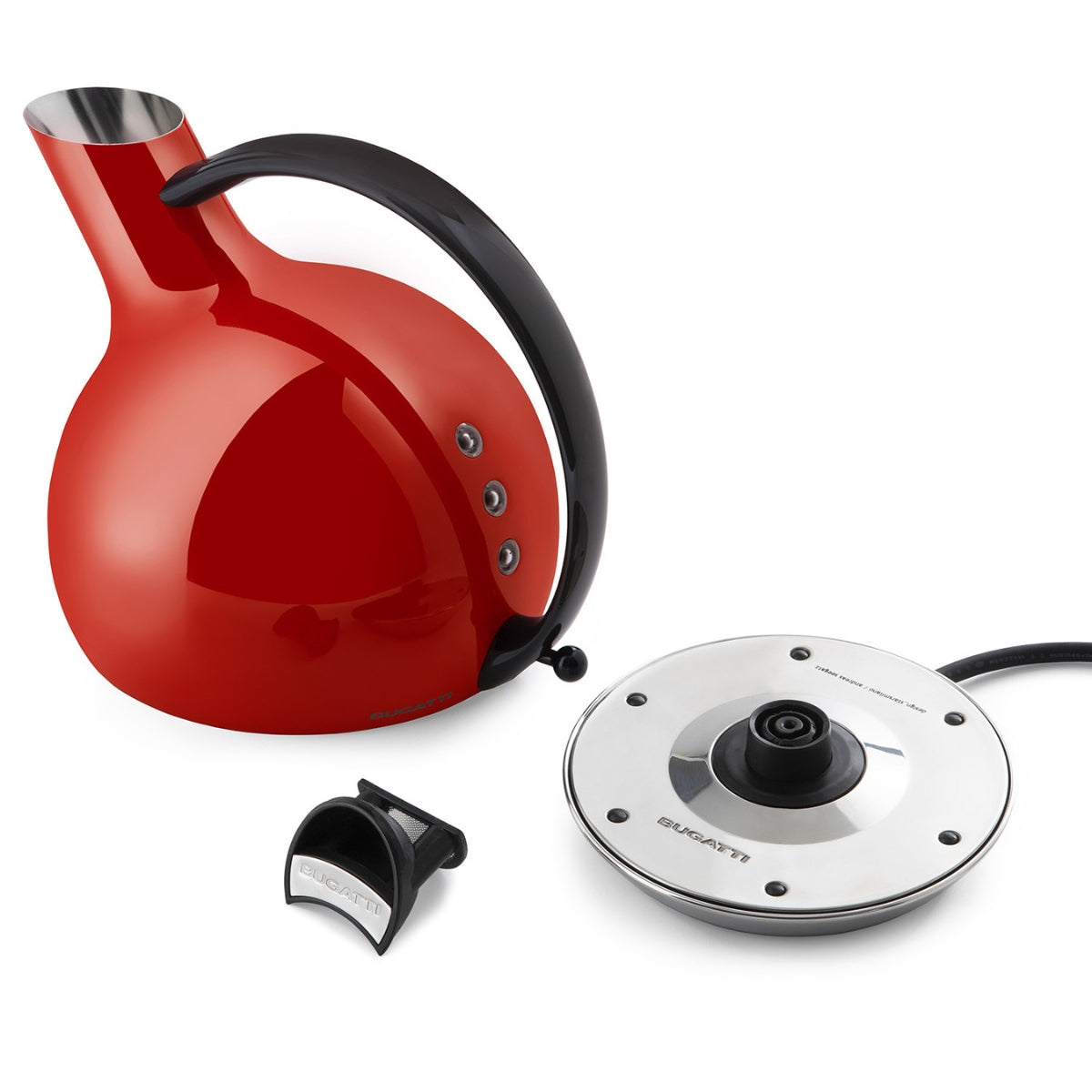 Bugatti Giulietta Kettle - Red – Divertimenti Cookshop