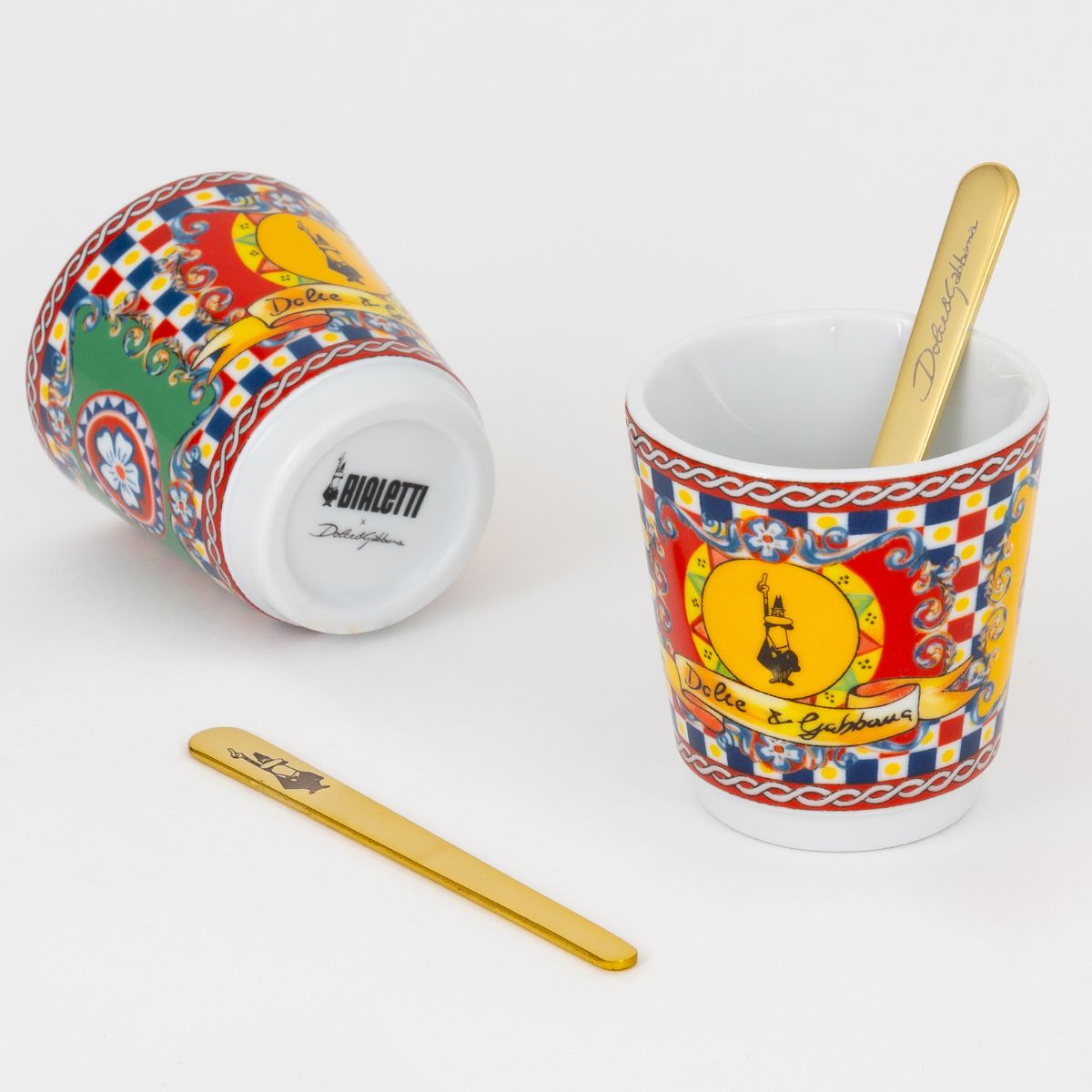 Dolce and Gabbana Gift Set - Moka 2 Cups | Divertimenti Cookshop