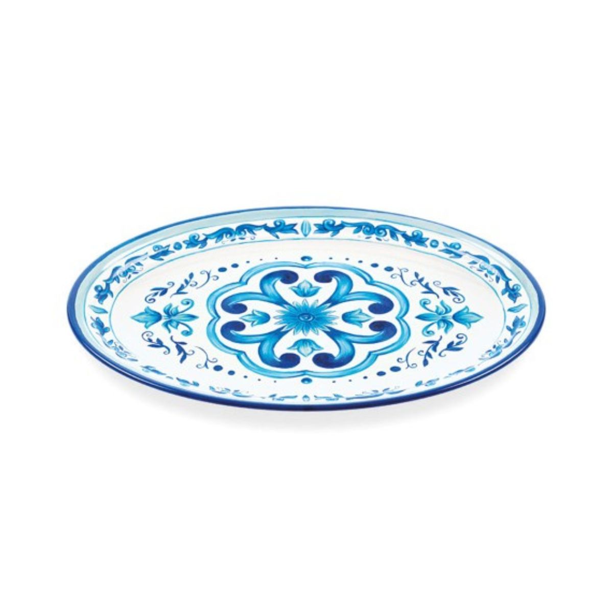 Guzzini Blues Melamine Medium Platter | Divertimenti Cookshop
