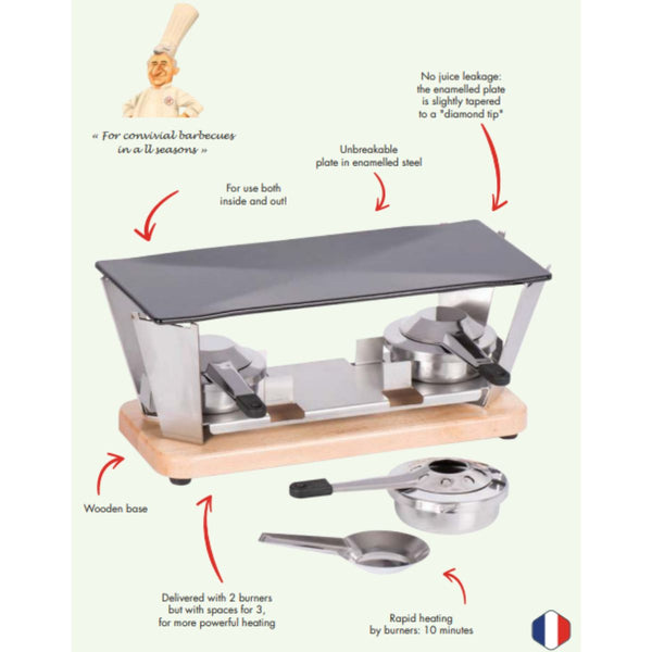 Louis Tellier Table Top Plancha Grill – Divertimenti Cookshop
