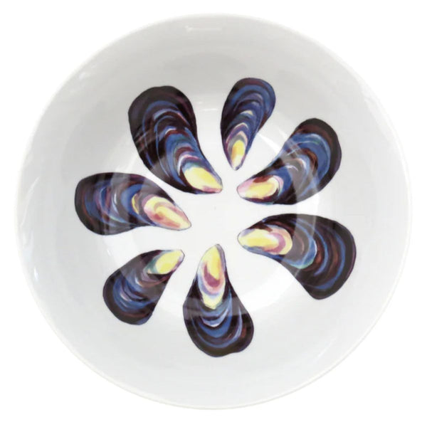 Richard Bramble Round Bowl Mussels 25cm | Divertimenti Cookshop