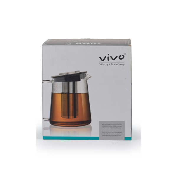 Villeroy and Boch Vivo Glass Teapot - 1 4l | Divertimenti Cookshop