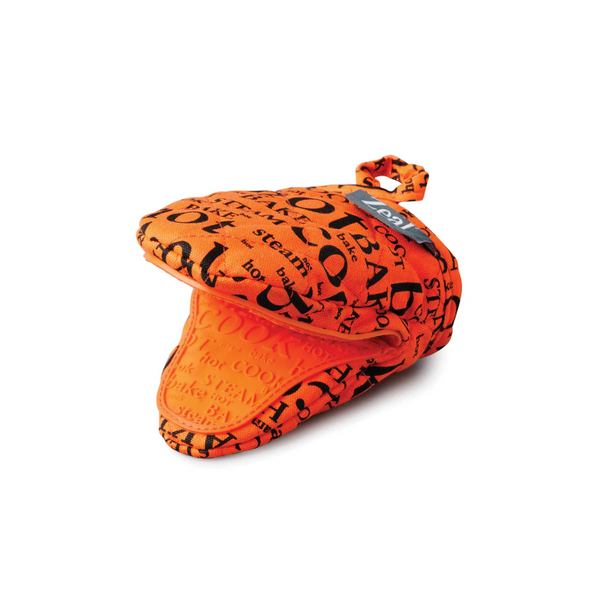 Zeal Silicone Grab Hot Print - Orange – Divertimenti Cookshop