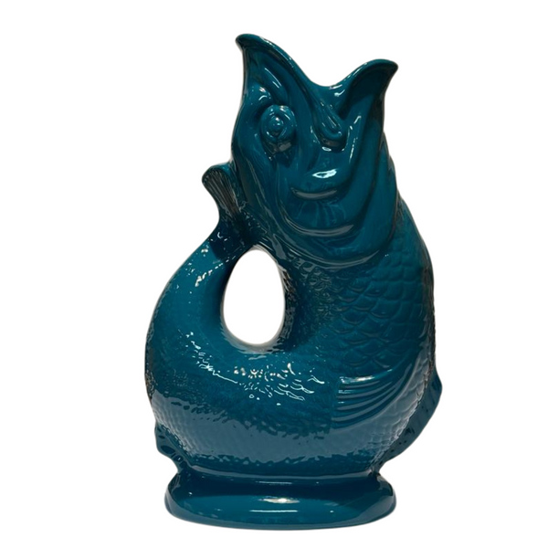 Original Fish Gluggle Jug 1.3ltr - Teal – Divertimenti Cookshop