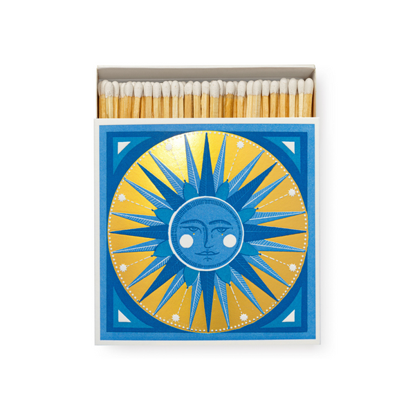 Luxury Square Match Box - Gold Sun – Divertimenti Cookshop