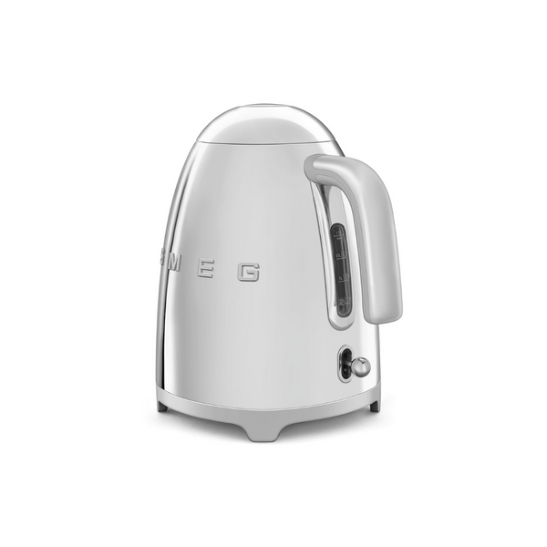 Smeg Kettle - Polished Silver | Divertimenti Cookshop