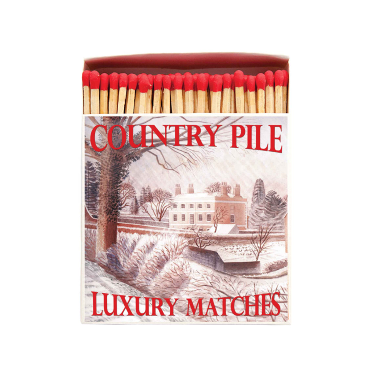 Archivist Luxury Square Match Box - Country | Divertimenti Cookshop