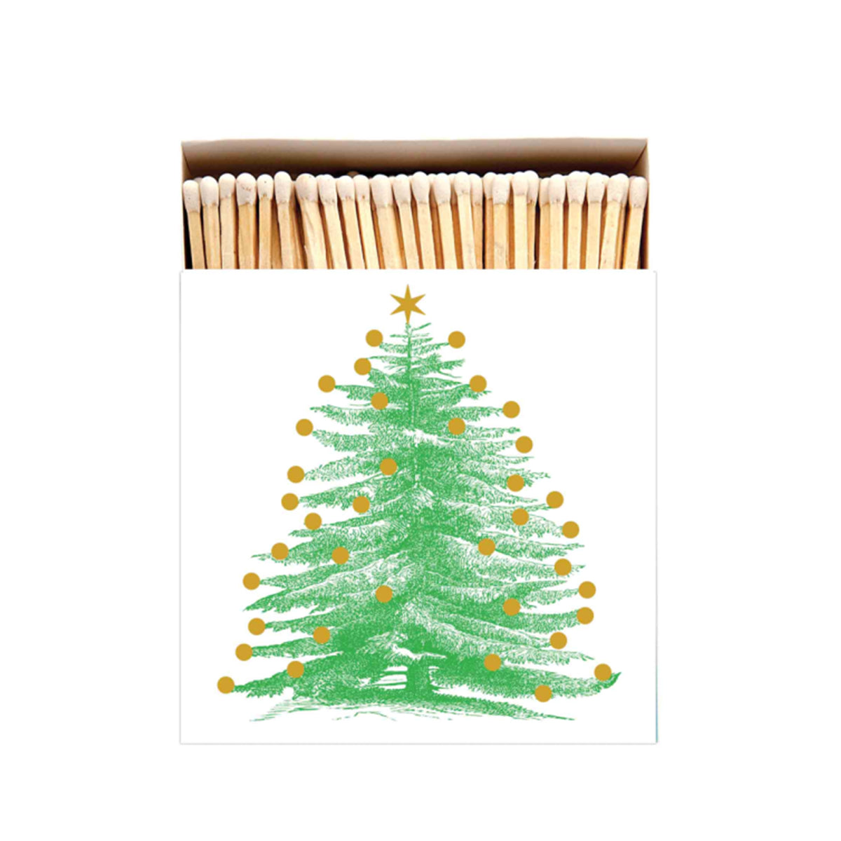 Archivist Luxury Christmas Match Box - Tree | Divertimenti Cookshop