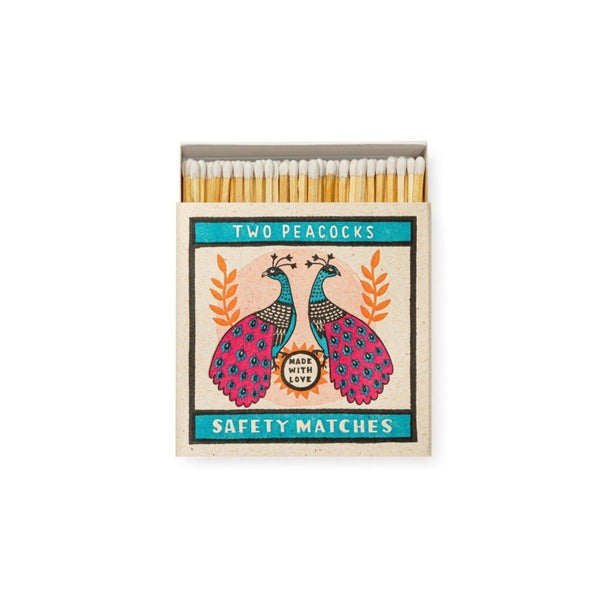 Archivist Luxury Box of Matches - Peacocks – Divertimenti Cookshop