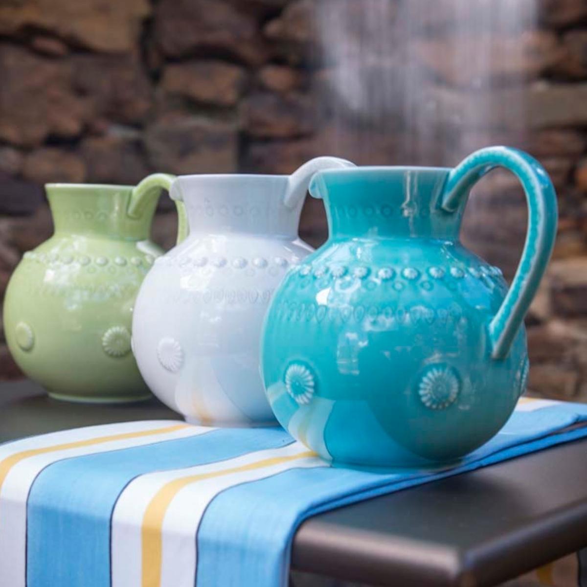 Bordallo Pinheiro Fantasy Jug 1 5l - Aqua | Divertimenti Cookshop