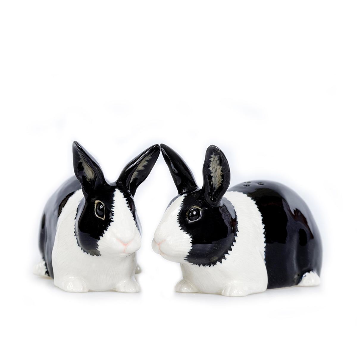 Dutch Rabbit Salt & Pepper Shaker Set - Black & White – Divertimenti ...
