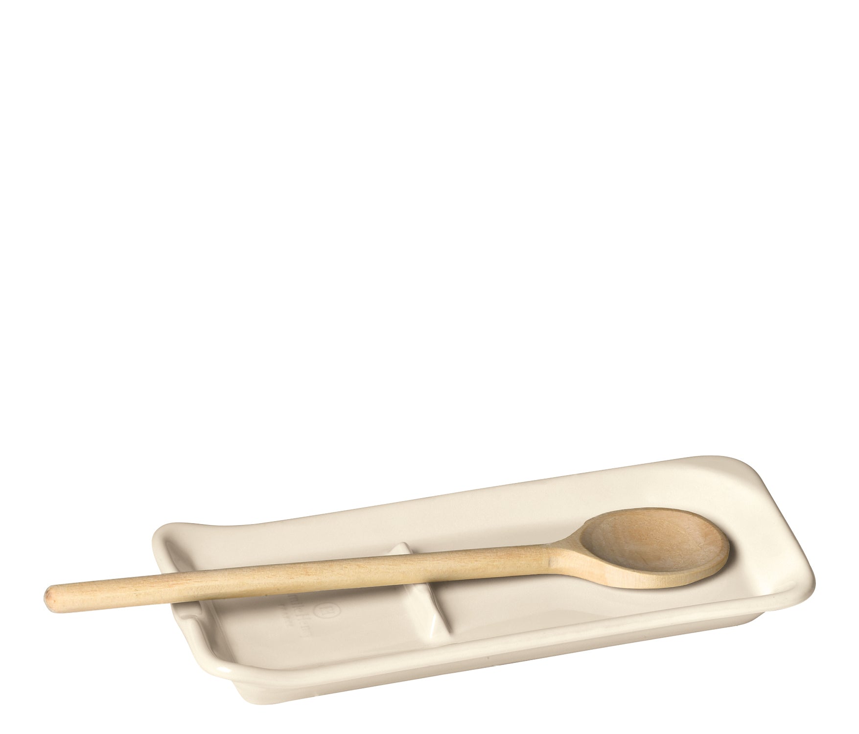 Emile Henry Spoon Rest - Cream | Divertimenti Cookshop