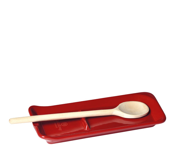 Emile Henry Spoon Rest - Red | Divertimenti Cookshop