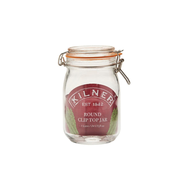 Kilner Clip top Storage Jar - 1l | Divertimenti Cookshop