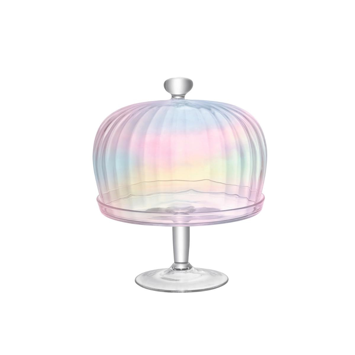 LSA Pearl Cake Stand and Dome | Divertimenti Cookshop