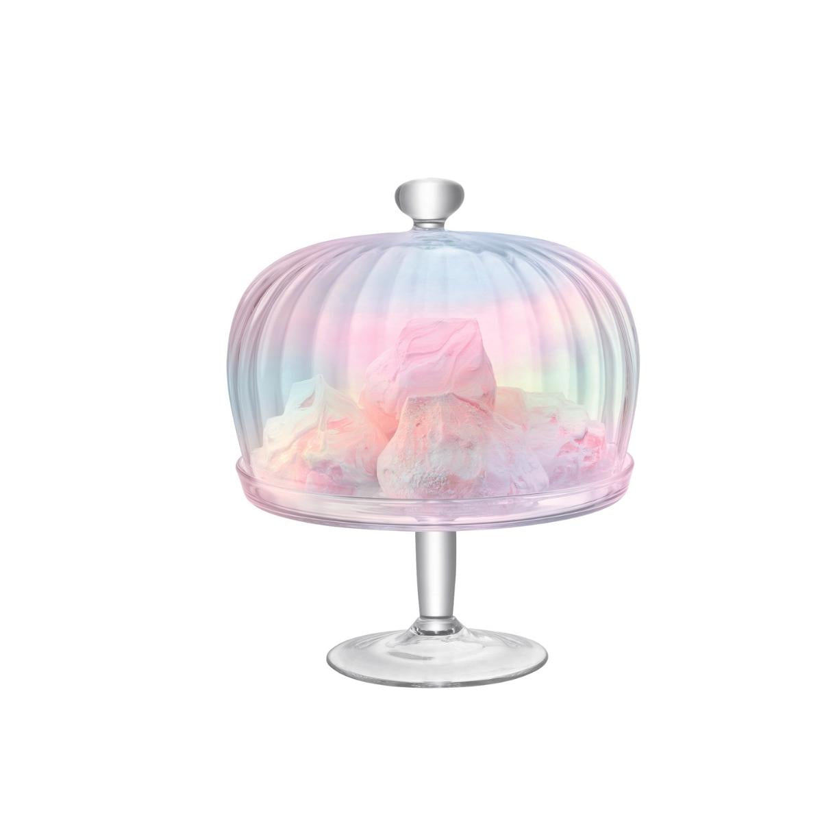 LSA Pearl Cake Stand and Dome | Divertimenti Cookshop