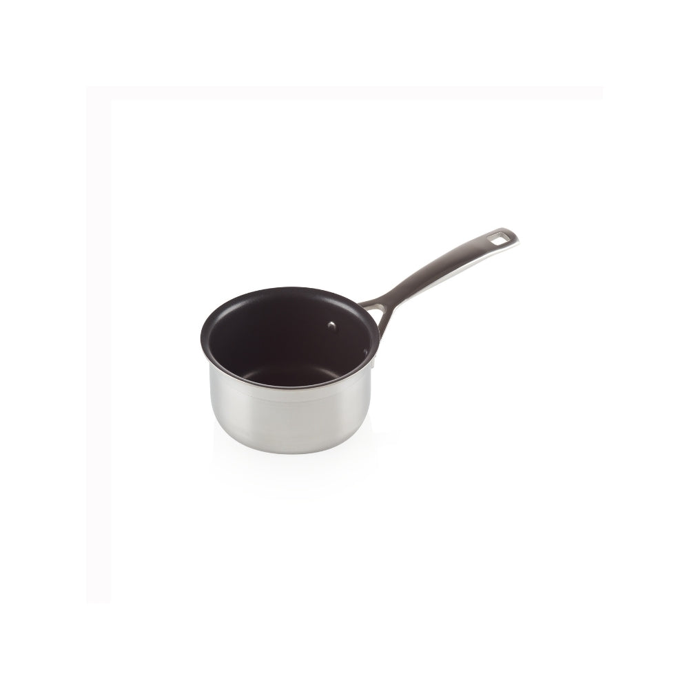 Le Creuset 3 - Ply Stainless Steel Non - Stick Milk Pan 14cm ...