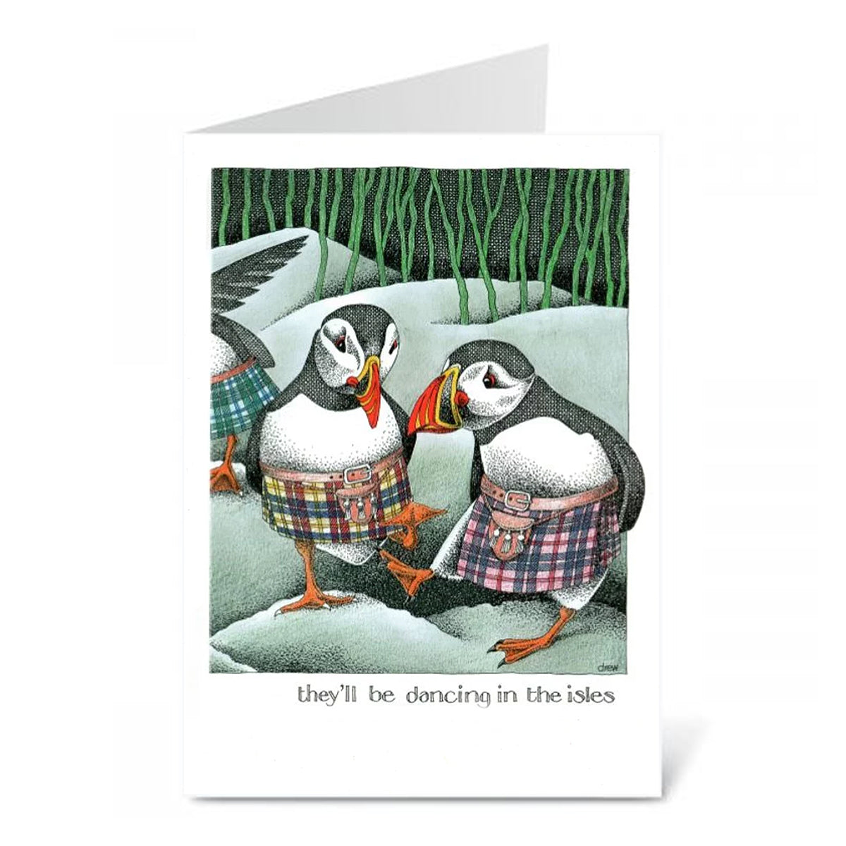 Simon Drew Card - Dancing | Divertimenti Cookshop