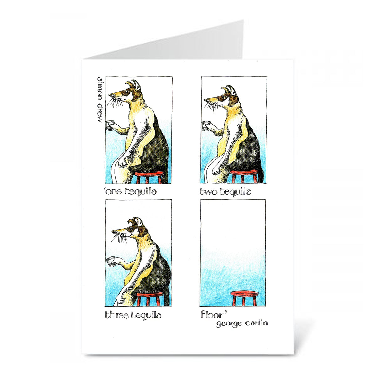 Simon Drew Card - Tequila – Divertimenti Cookshop