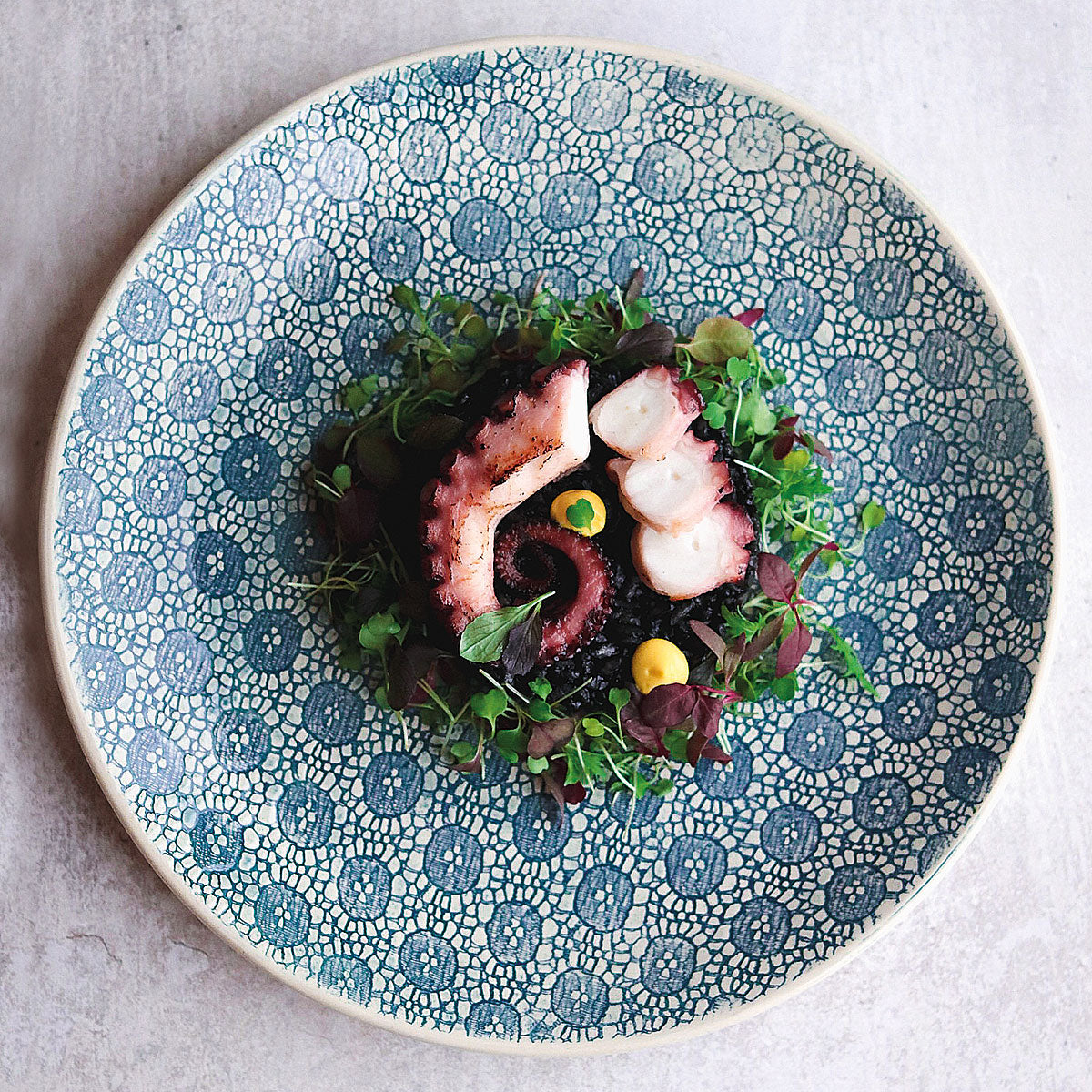 Wonki Ware Dinner Plate - Marine | Divertimenti Cookshop