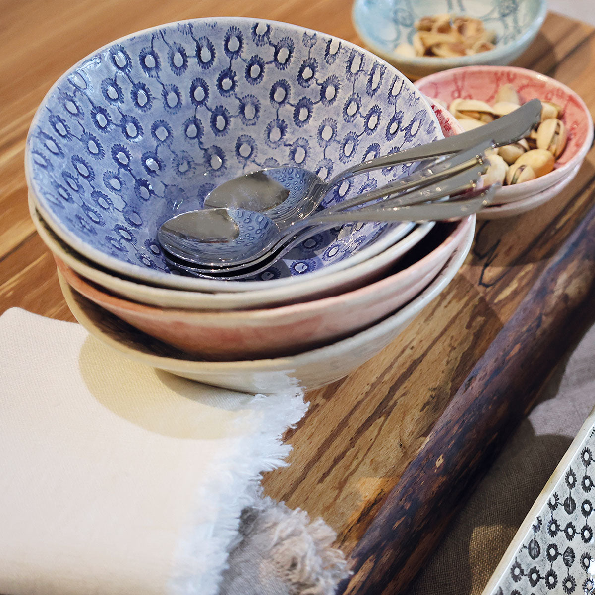 Wonki Ware Dessert Bowl - Blue | Divertimenti Cookshop